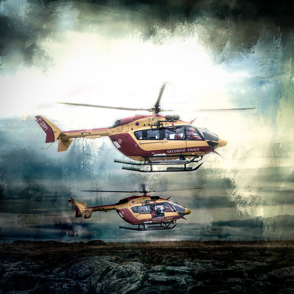 French Rescue Helicopters Practice in Brittany - Other Cool Photos ...