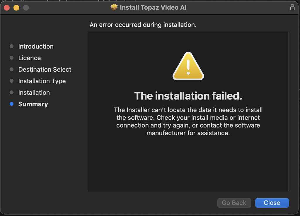 Topaz fails to update - Bugs and Issues - Topaz Community
