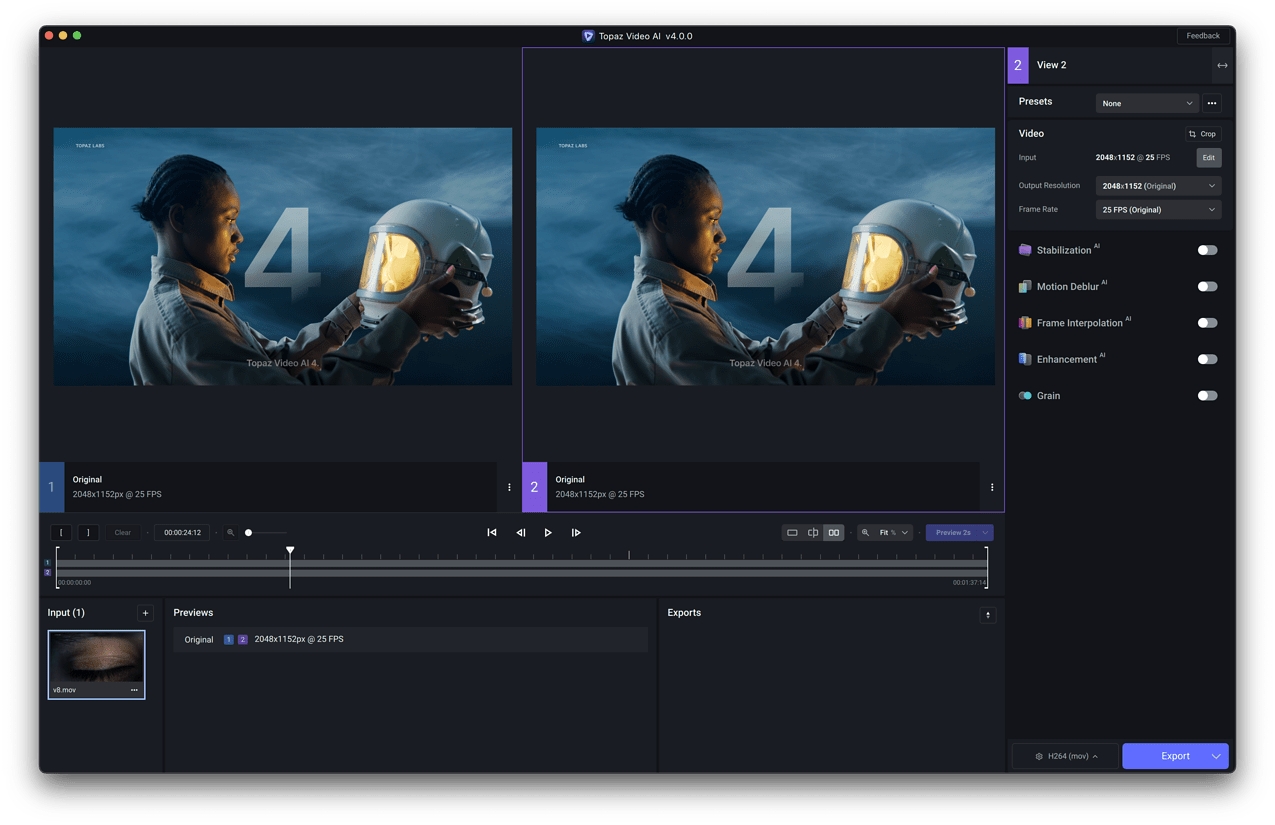 Topaz Video AI v4.0.0 - Releases - Topaz Community