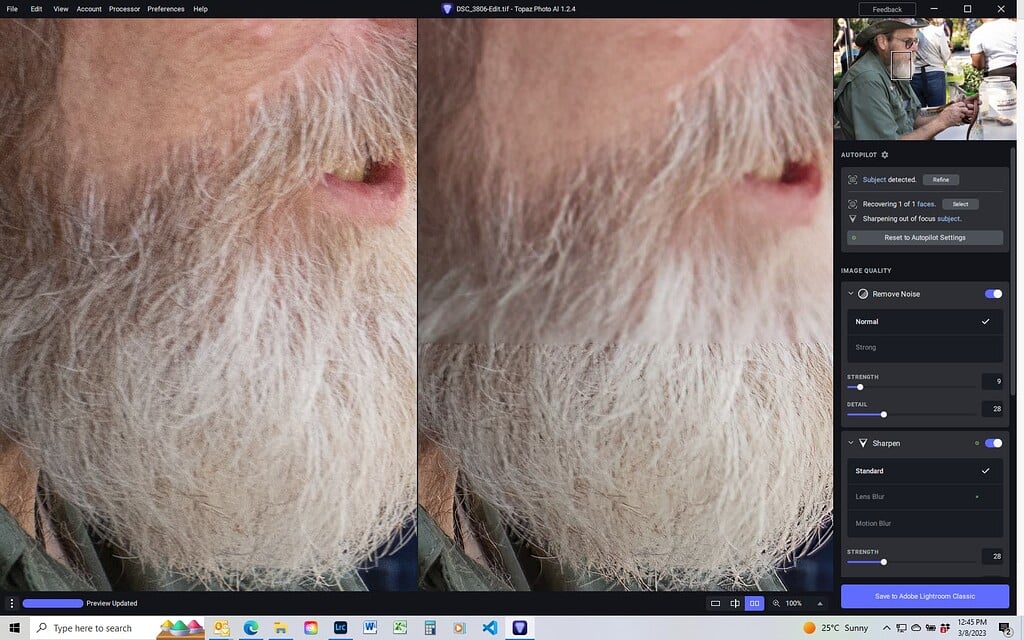 Strange behavior with beard - General - Topaz Community