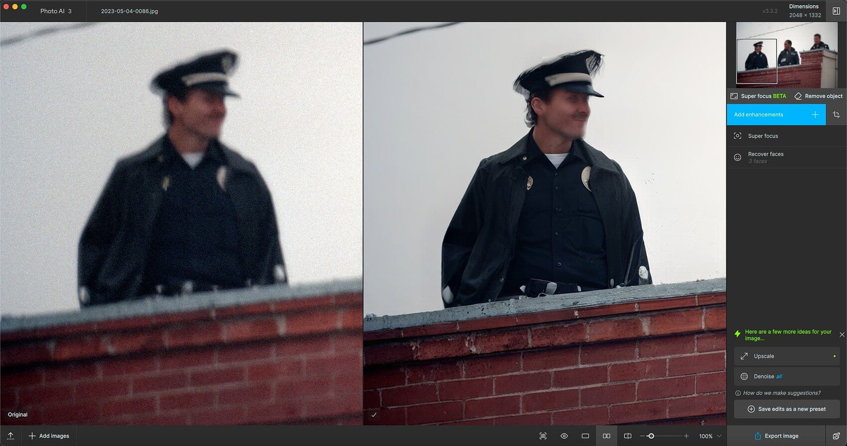 Topaz Photo AI v3.3.2 - v3.3.3 - Releases - Topaz Community