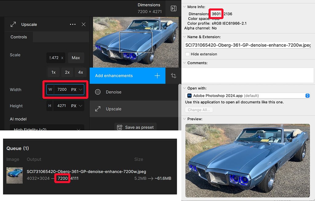 Output Pixels Dimensions Don T Export As Expected Bugs And Issues Topaz Community