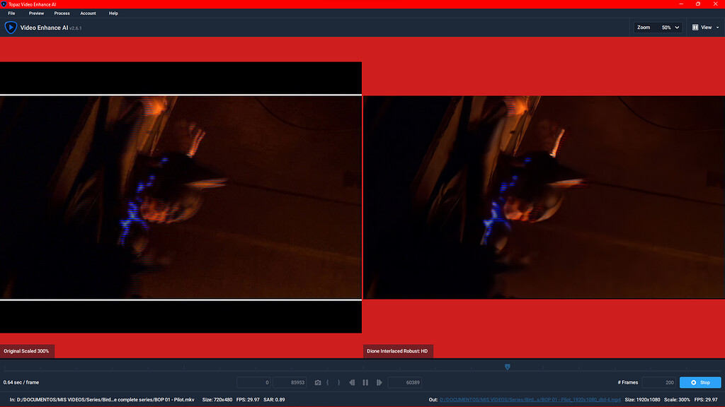 Interlace video that VEAI cannot fix it - help? - General - Topaz Community