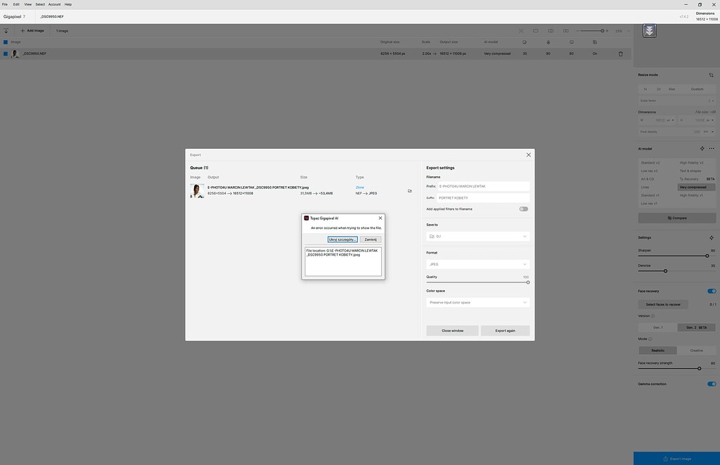 An Error Occurred When Trying To Show The Files Bugs And Issues Topaz Community