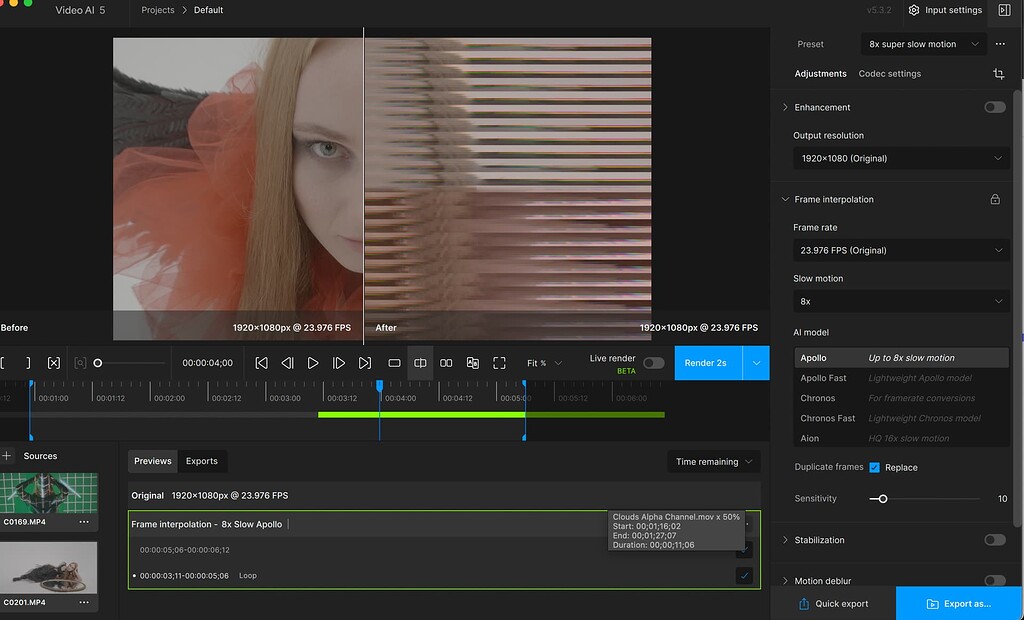 Video Ai Not Previewing Or Exporting Correctly Bugs And Issues Topaz Community 