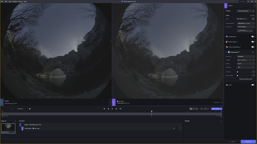 Video contrast change using NYXv2 - Bugs and Issues - Topaz Community
