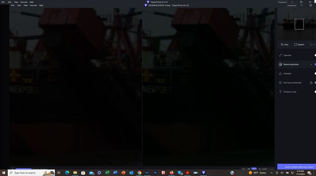 Lightroom From File Plug In Topaz Photo Ai Comes In Dark Bugs And Issues Topaz Community