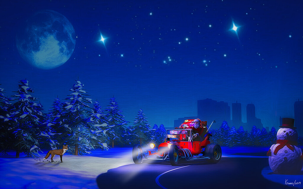 Santa's Midnight Christmas Run - Other Cool Photos - Topaz Community