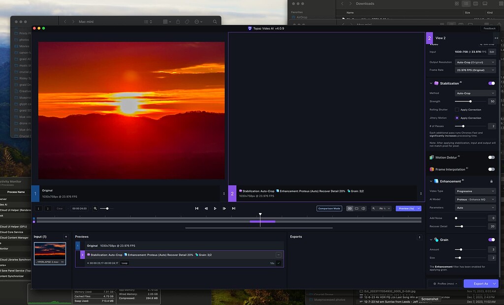 Preview not showing after processing - Bugs and Issues - Topaz Community