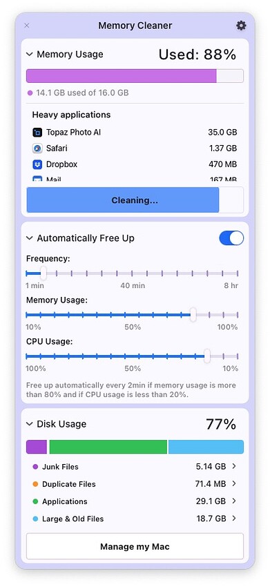 Batch Processing Memory Leak | MacOS | Application runs out of memory - Bugs and Issues - Topaz ...