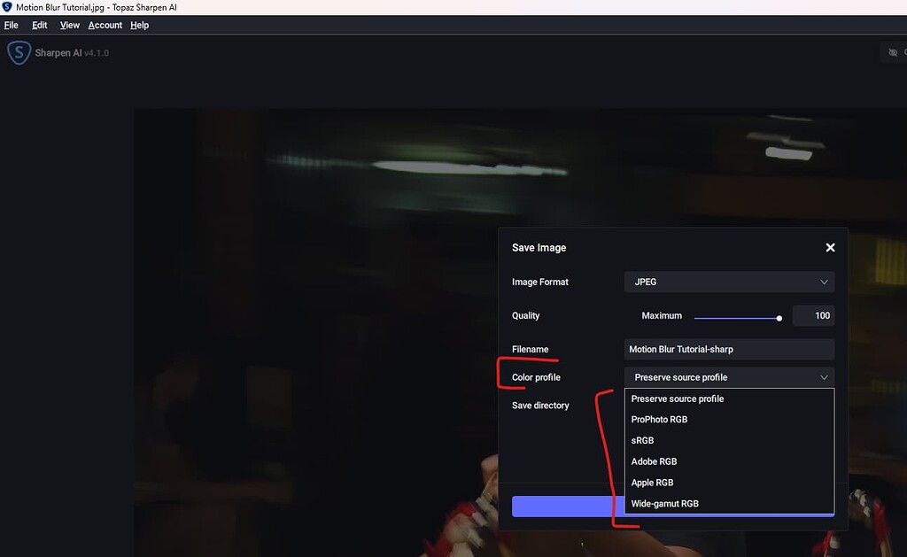 Implement Color Profiles into topaz photo AI 2.4 - General - Topaz ...