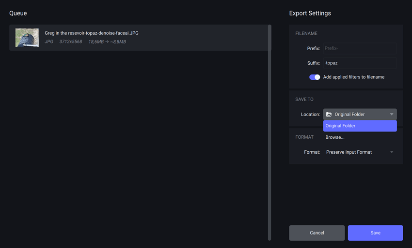 I have just purchased Topaz Photo AI and cannot change the Output folder - General - Topaz Community