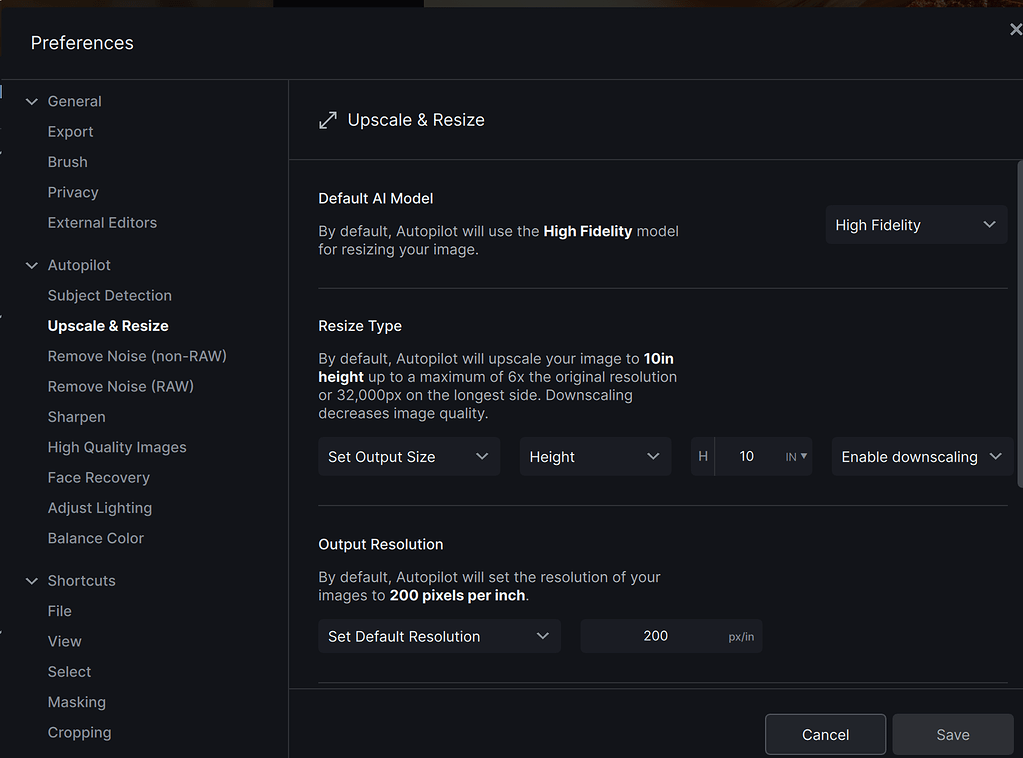 Topaz Photo Ai 2.3.0 and px/in not work also stay at 72 dpi - Bugs and ...