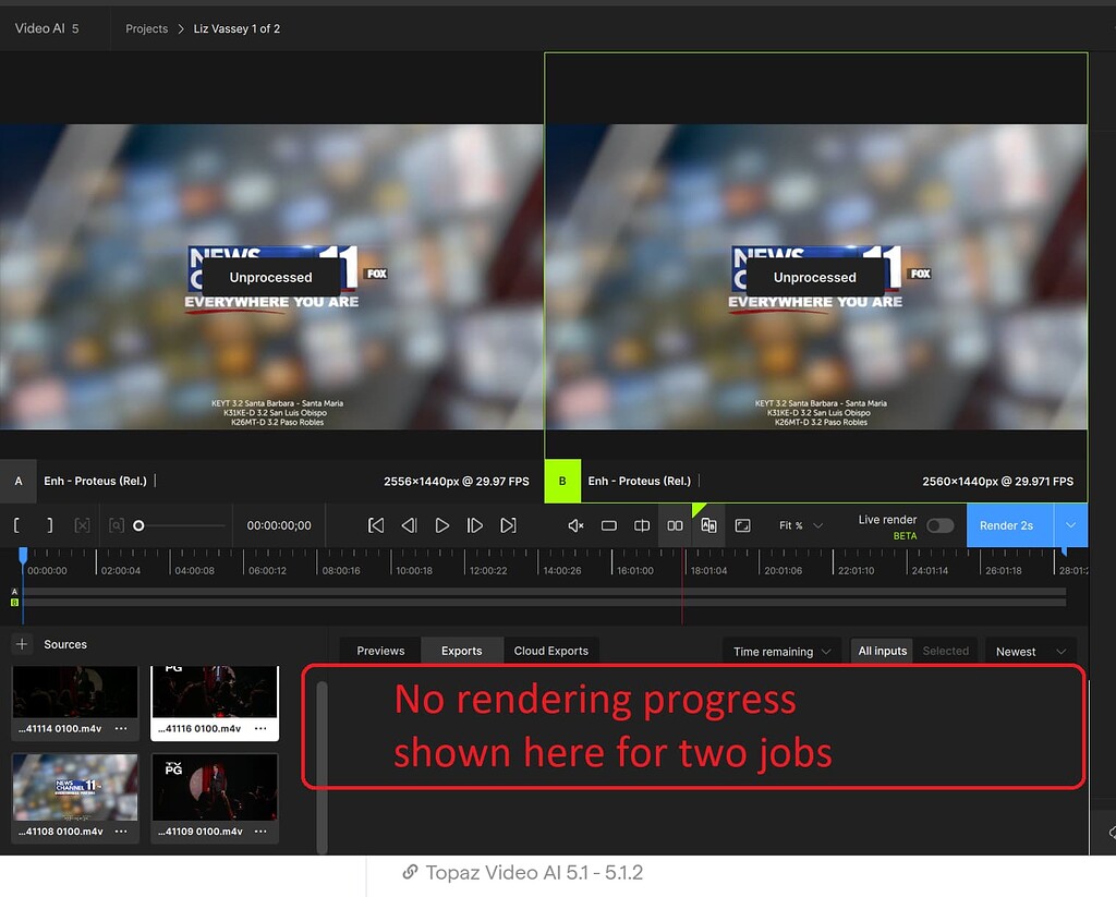 Bug report - no rendering display during processing of multiple files - Bugs and Issues - Topaz ...