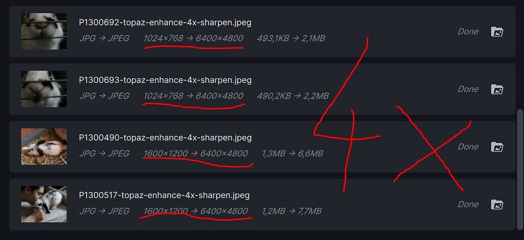 1.4.1: Batch of different sized images results in wrong resolution - Bugs and Issues - Topaz ...