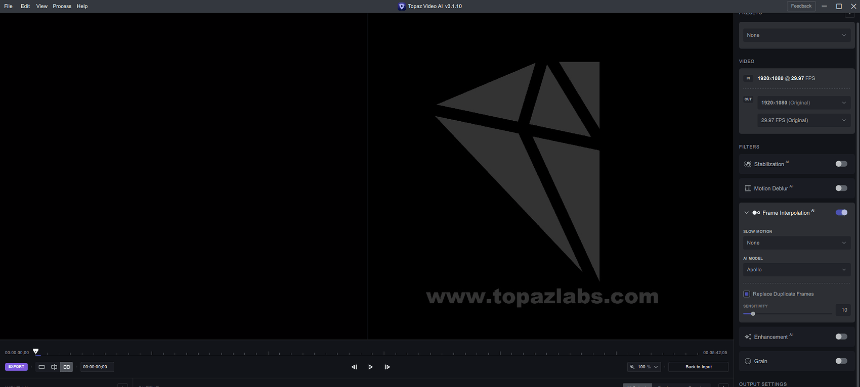 Video AI watermark on owned copy - Bugs and Issues - Topaz Community