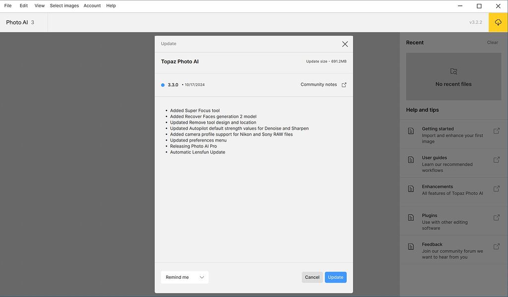 Update fails - Bugs and Issues - Topaz Community