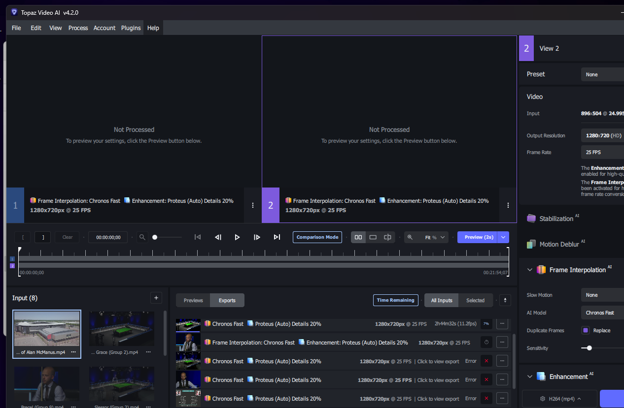 Batch processing failures since 4.0 - Bugs and Issues - Topaz Community