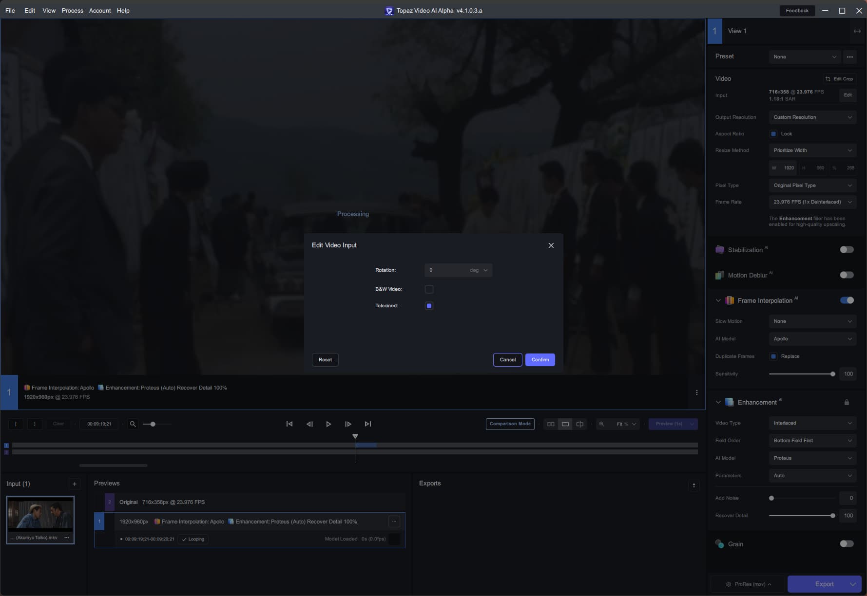 Topaz Video AI Alpha 4.1.0.3.a (Aion Frame Interpolation, Iris LQ v2, Proteus v4) - Page 2 ...