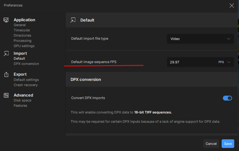 Import frame rate issue - General - Topaz Community