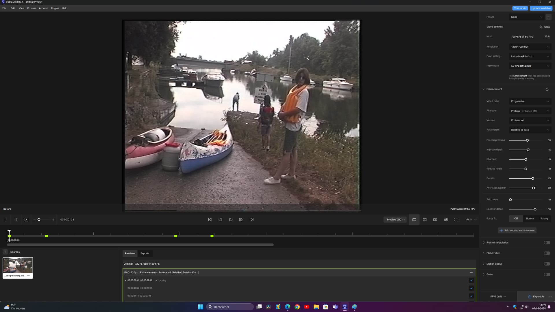 Workflow SD to HD with QTGMC + VAI - General - Topaz Community