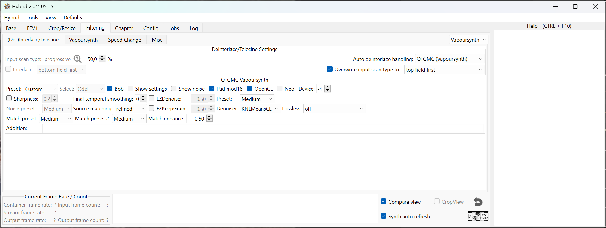 Workflow SD to HD with QTGMC + VAI - General - Topaz Community