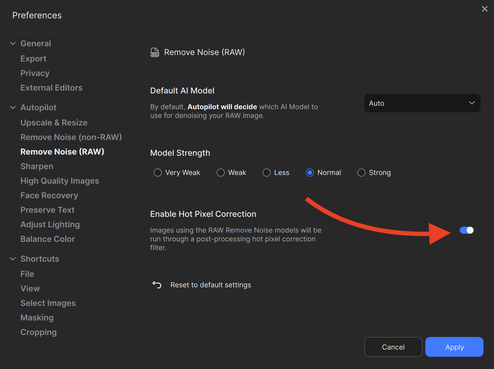White specks or Artifacts after Denoise/Sharpen - Bugs and Issues ...