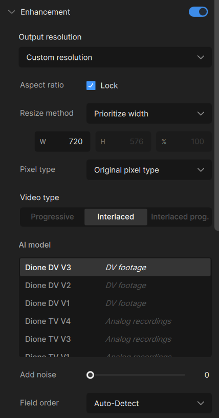 Whats a good model/settings for Deinterlacing NTSC DV footage 29.97 to ...