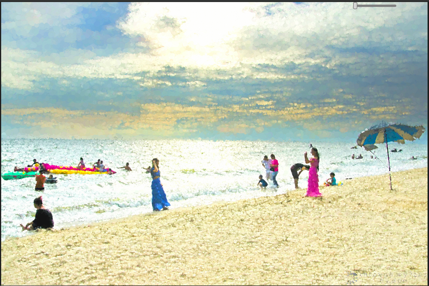 Sunset on the Beach - Keeping it Natural - Topaz Community