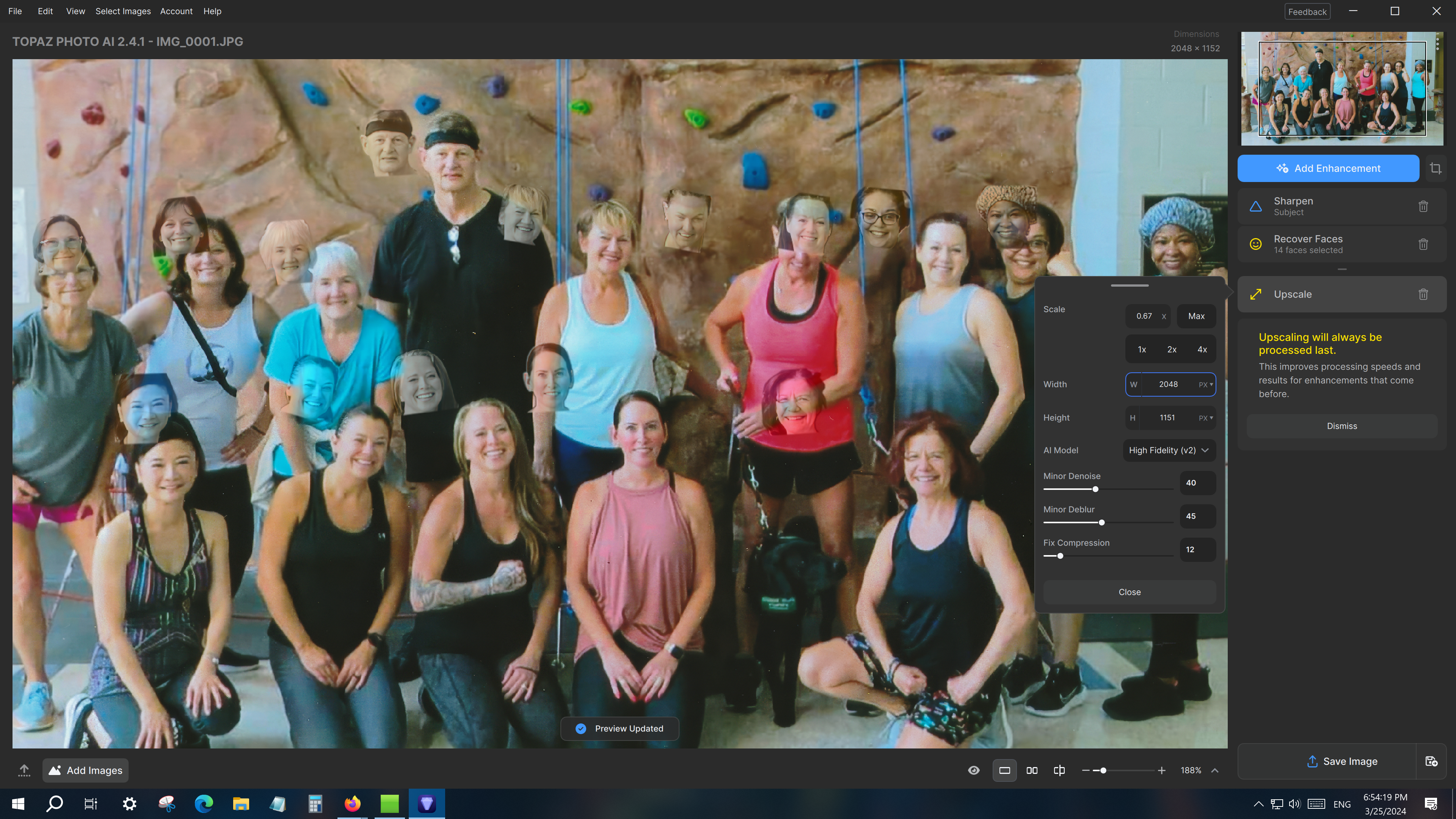 Recover faces overlays the faces in the wrong location in cropped ...