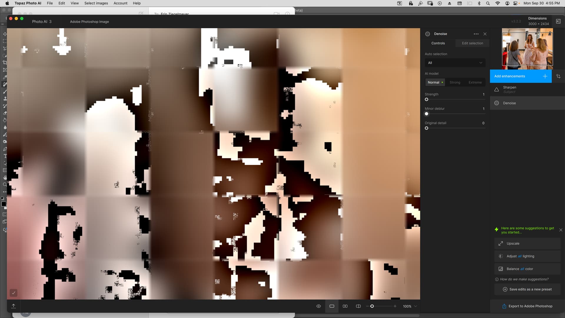 Denoise issue - Bugs and Issues - Topaz Community