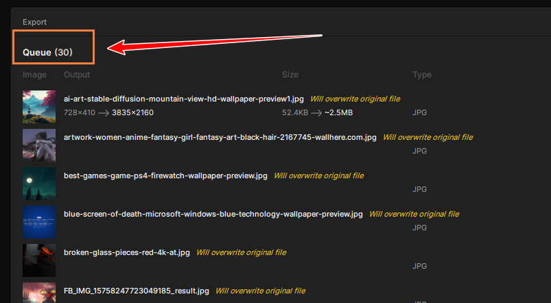 Progress Queue Request | Almost there! - Ideas - Topaz Community