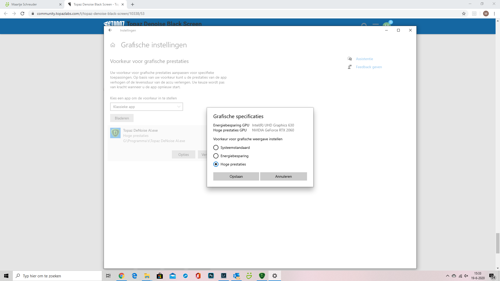 Topaz Denoise Black Screen - Page 3 - Product Technical Support - Topaz ...