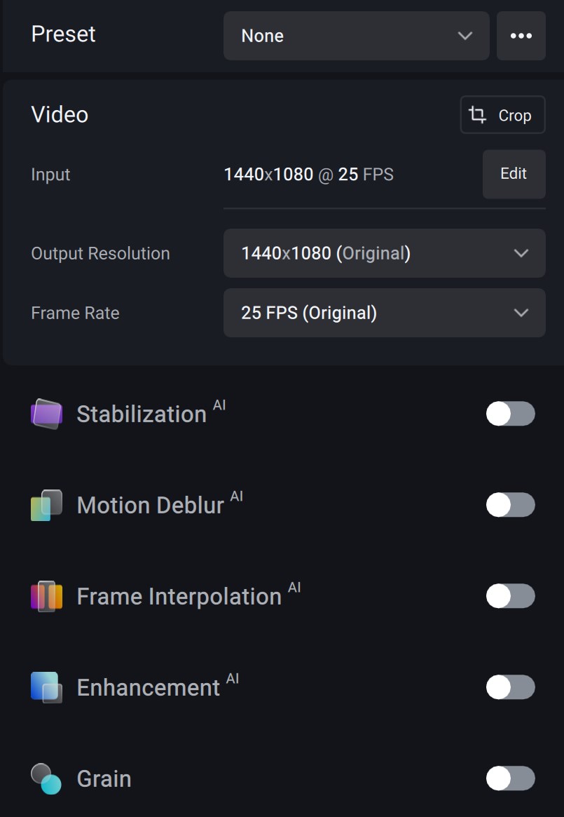 Preset doesn’t save values for Custom Resolution (4.1.0) - Bugs and Issues - Topaz Community
